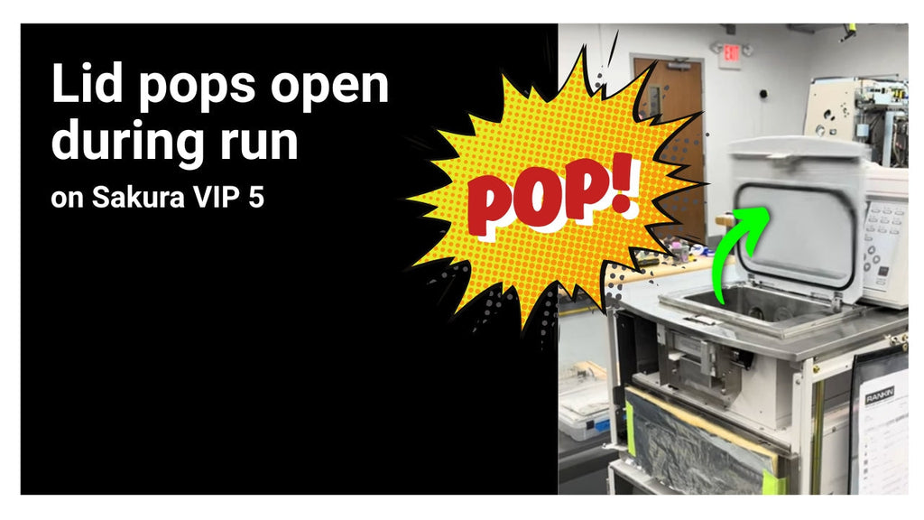 VIDEO: Sakura VIP 5 lid pops open during a run | Rankin Biomedical