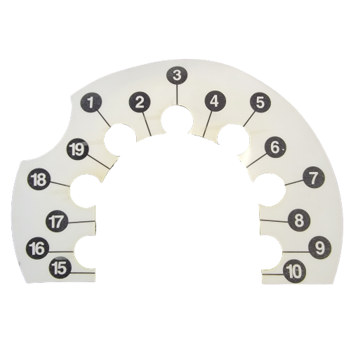 O68-250-00 Station Labels, valve housing - Sakura VIP 5 | | Rankin ...
