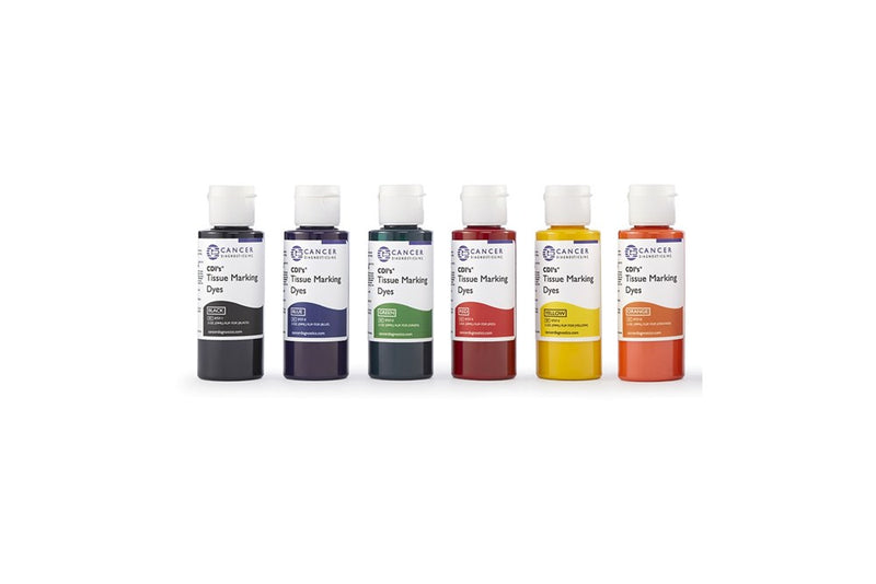 Flip-Top Tissue Marking Dye Sets for Precise Margin Marking